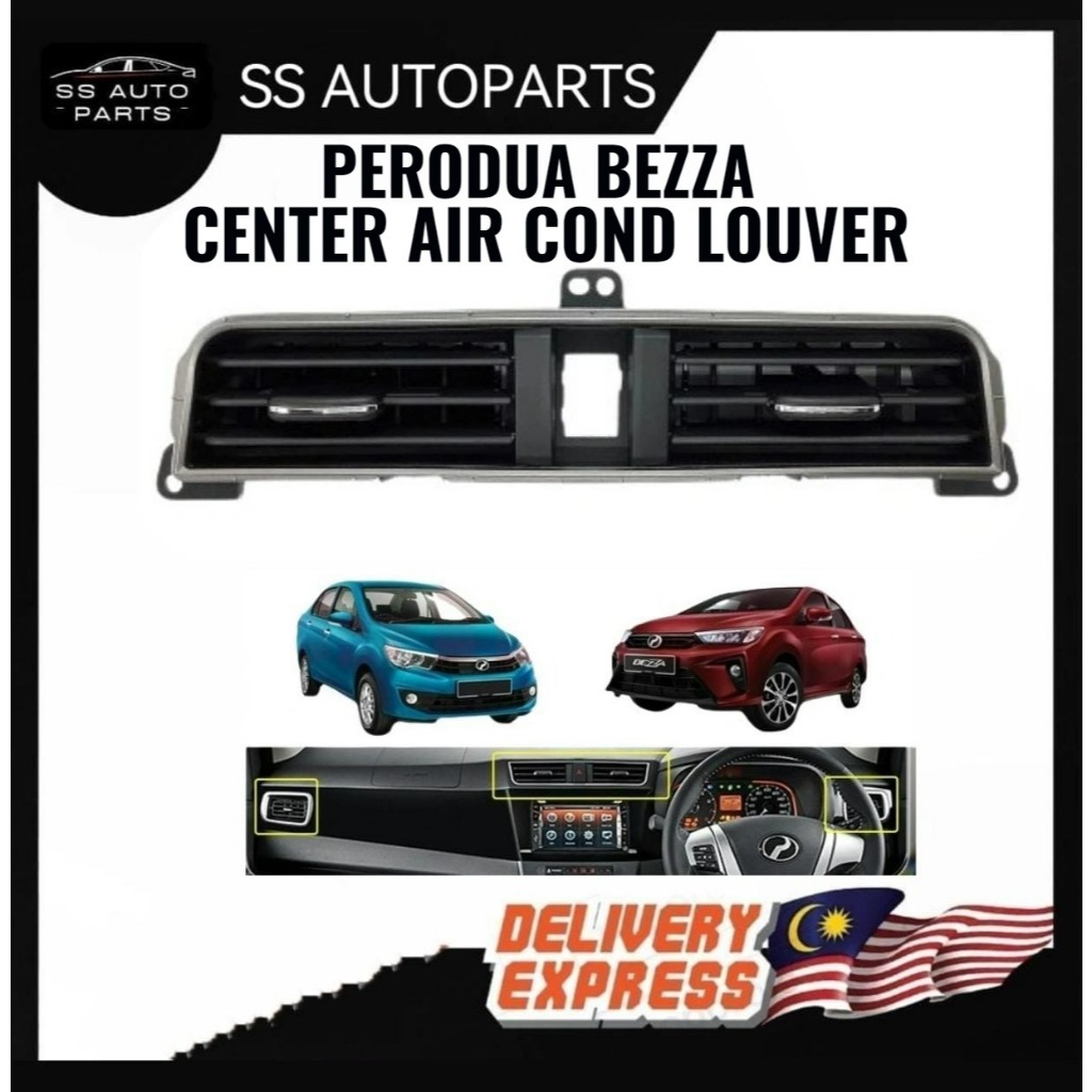 Perodua Bezza Air Cond Center Outlet Louver Vent Grill Original With ...