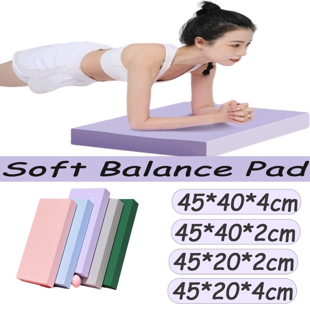 Abdominal Wheel Pad Pilates Balance Pad TPE Yoga Mat Foam Exercise Pad ...