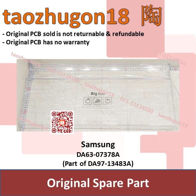 Original Samsung DA63-07378A Refrigerator Case Drawer Cover RT35K5562SL ...