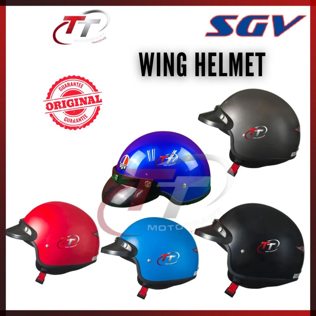 SGV99 SGV 99 Wing Red Black Grey Baldi Blue Helmet Buckle Clip ...