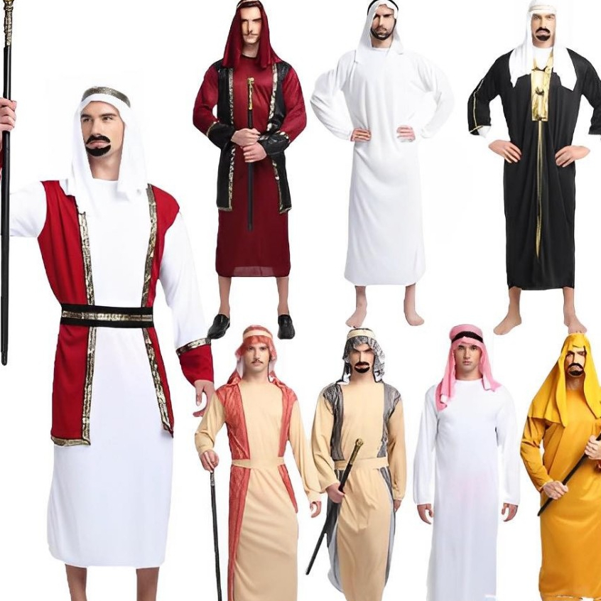 💥Malaysia Ready Stock💥Halloween Carnival Cosplay Arab Sheik Prince ...