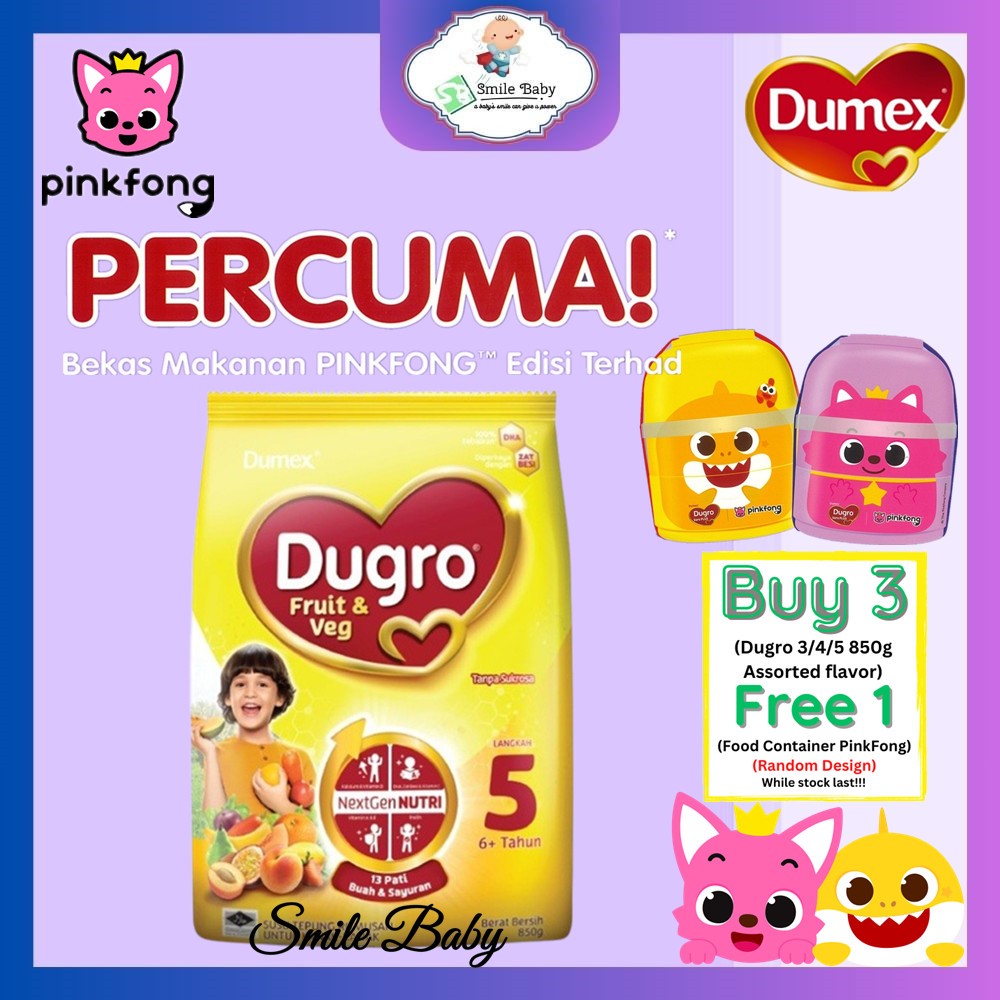 Dumex Dugro 5 - Fruit & Veg 850g Exp:05/2025 (Buy 3 pack free 1 Food ...