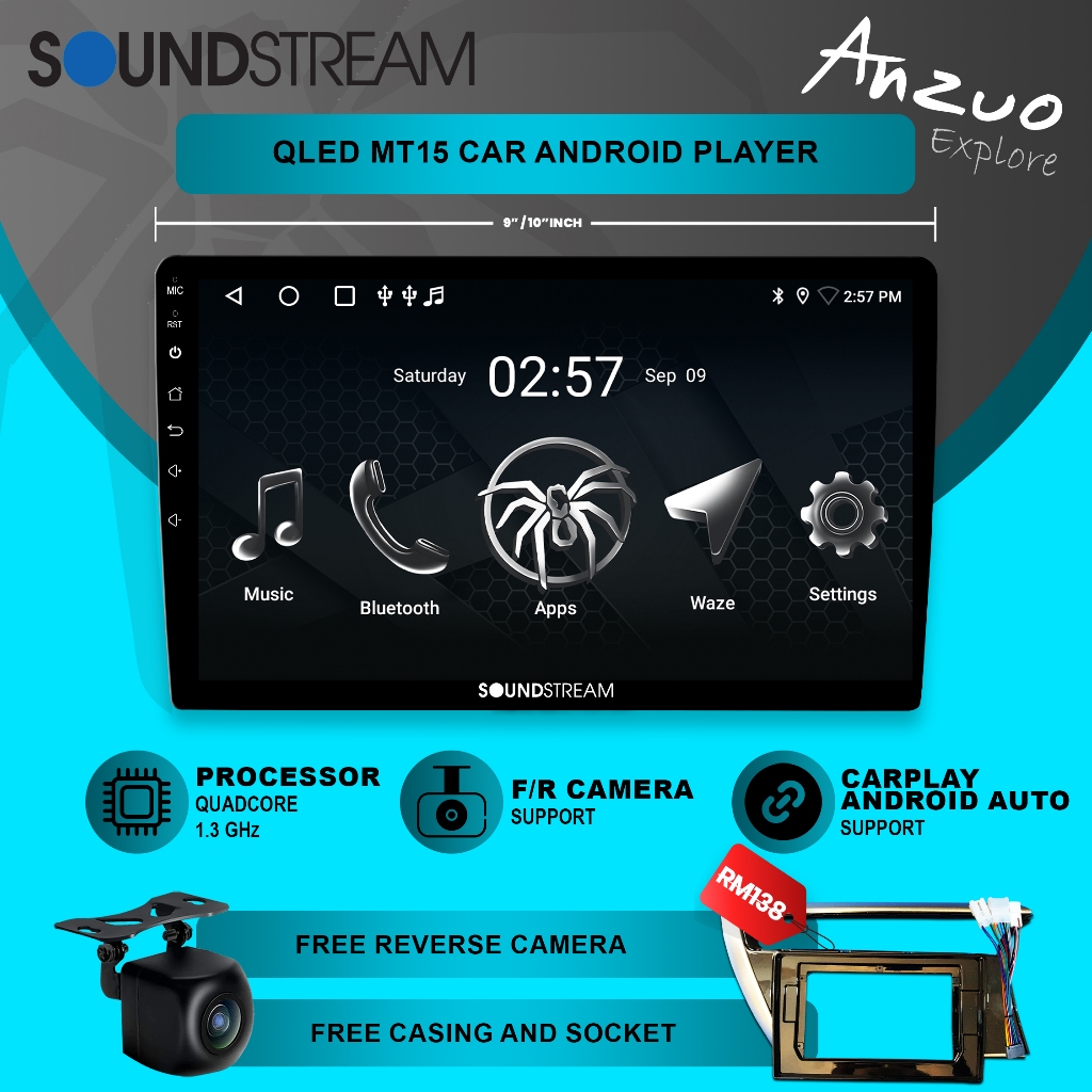Soundstream Anzuo Explore DSP Android Car Player | Shopee Malaysia