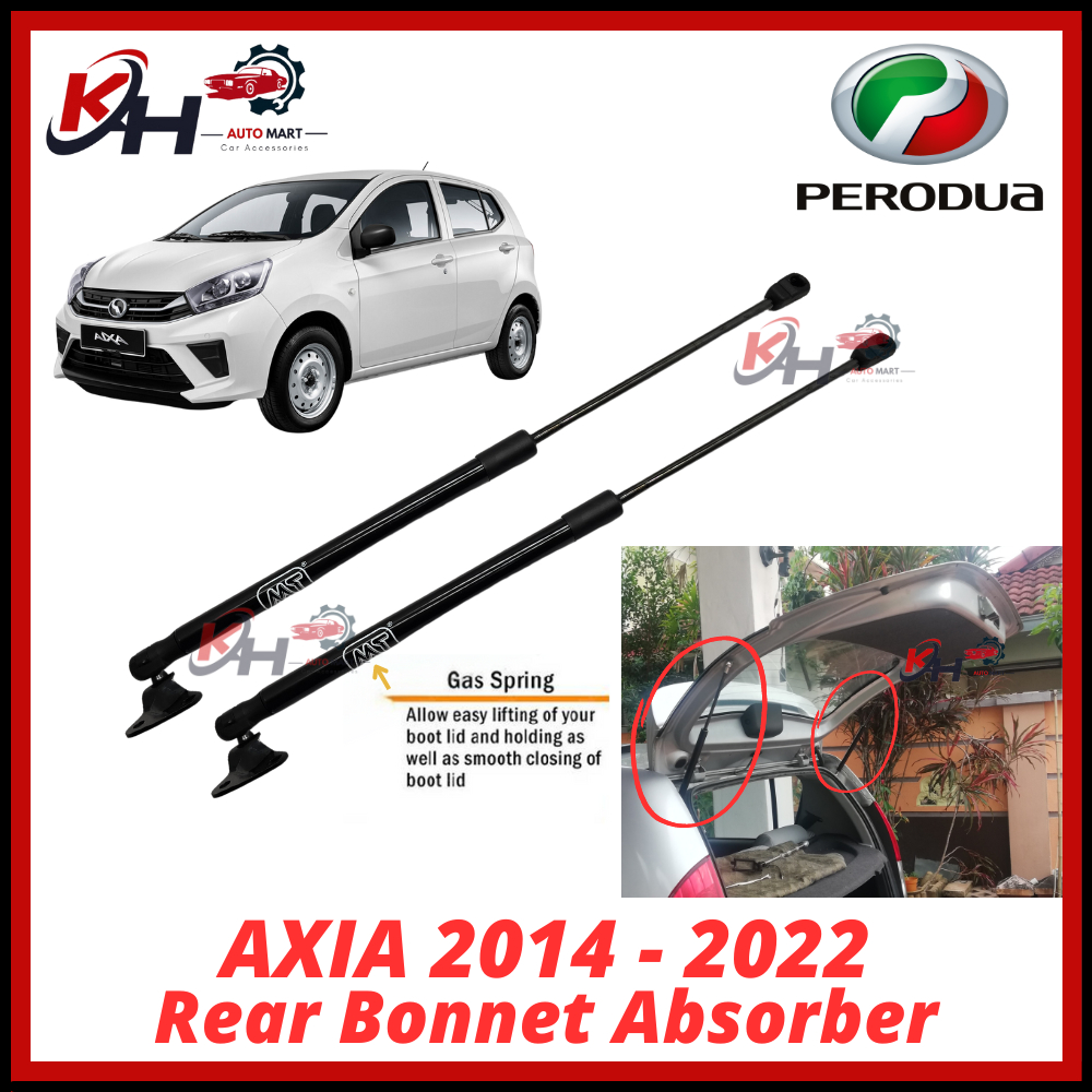PERODUA AXIA 2014 - 2022 Rear Bonnet Absorber Trunk Damper Gas Spring ...