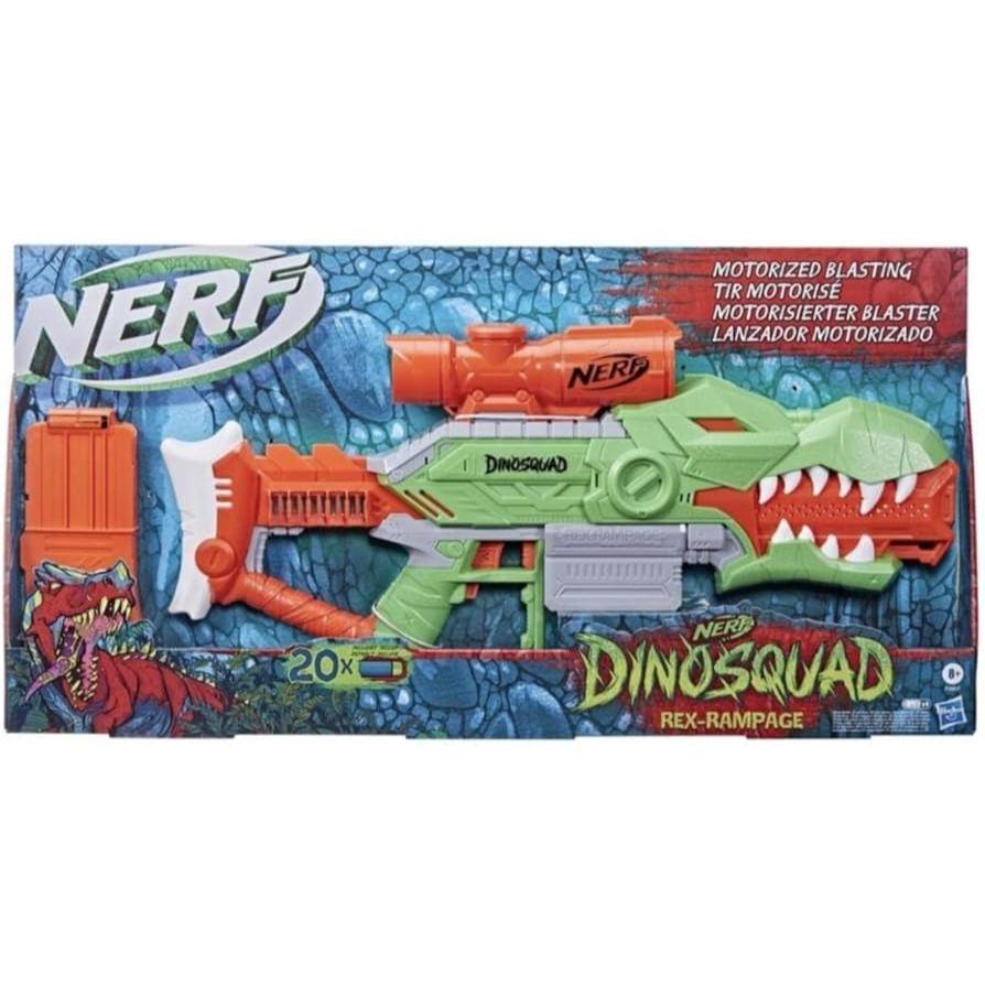 Nerf DinoSquad Rex-Rampage Motorized Dart Dinosaur Blaster | Shopee ...