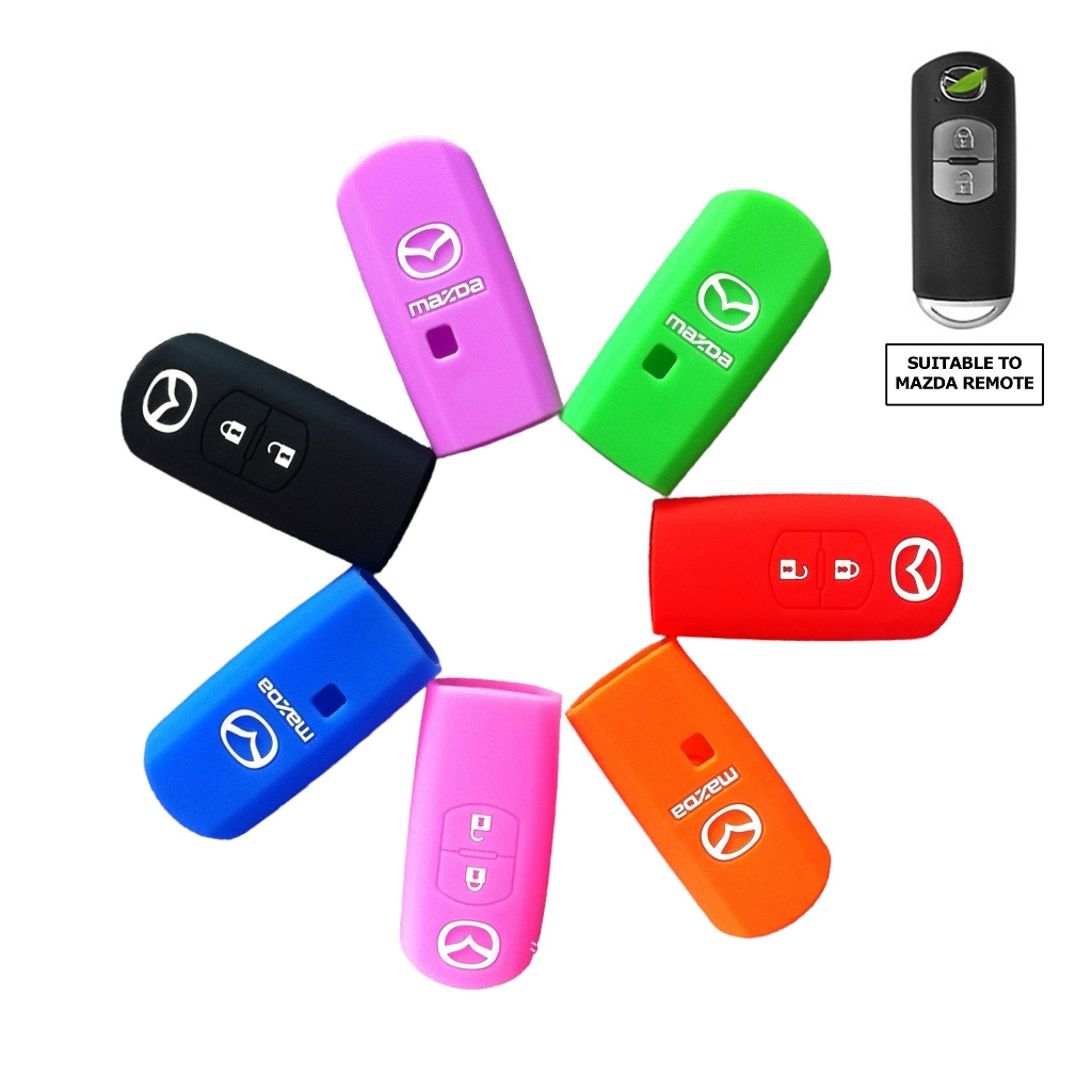 Mazda 2 CX3 CX5 Keyless Remote Silicone Car Key Protection Key Cover ...