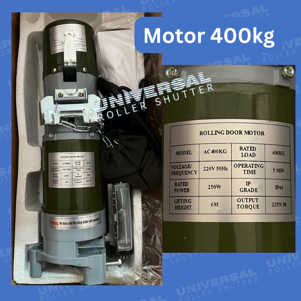 PINTU GULUNG ROLLER SHUTTER MOTOR 400KG | Shopee Malaysia