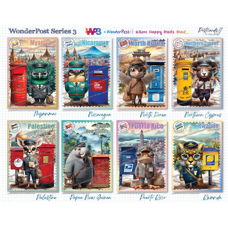 48pcs WonderPost Series 3 (Set) 世界奇妙邮筒系列3 | Shopee Malaysia