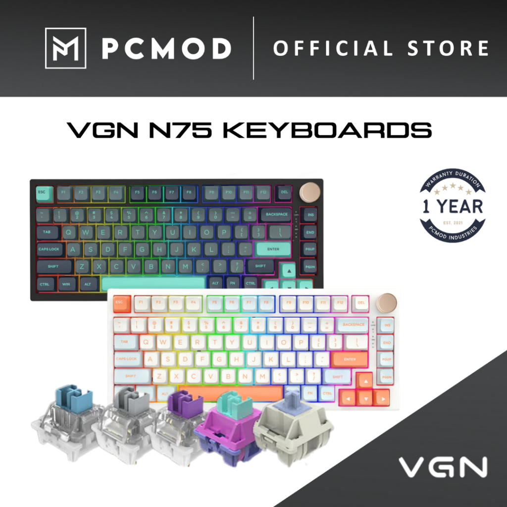 VGN N75 Series Keyboards | N75 Wired , N75 PRO Wireless | PCMOD x ...