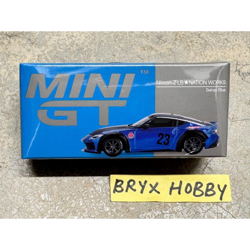 TSM Models Mini GT Nissan Z LB★Nation Works #MGT00732-R Serian Blue (1: ...