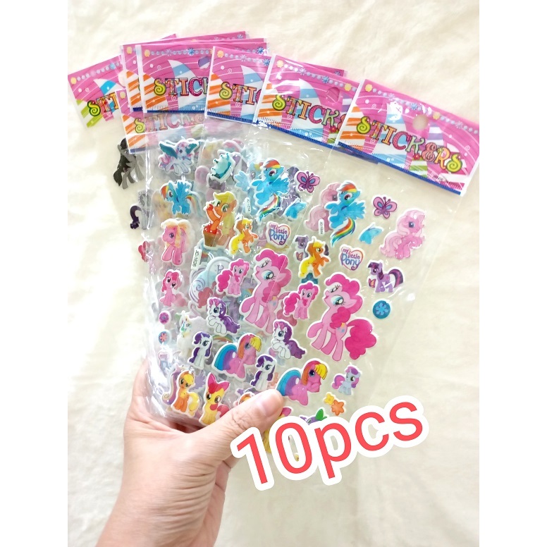 (10pcs)3D Sticker pop up sticker cartoon sticker bubble cartoon sticker ...