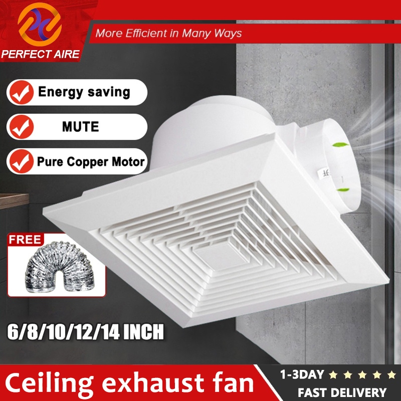 Bathroom exhaust fan household silent bathroom exhaust fan ceiling ...