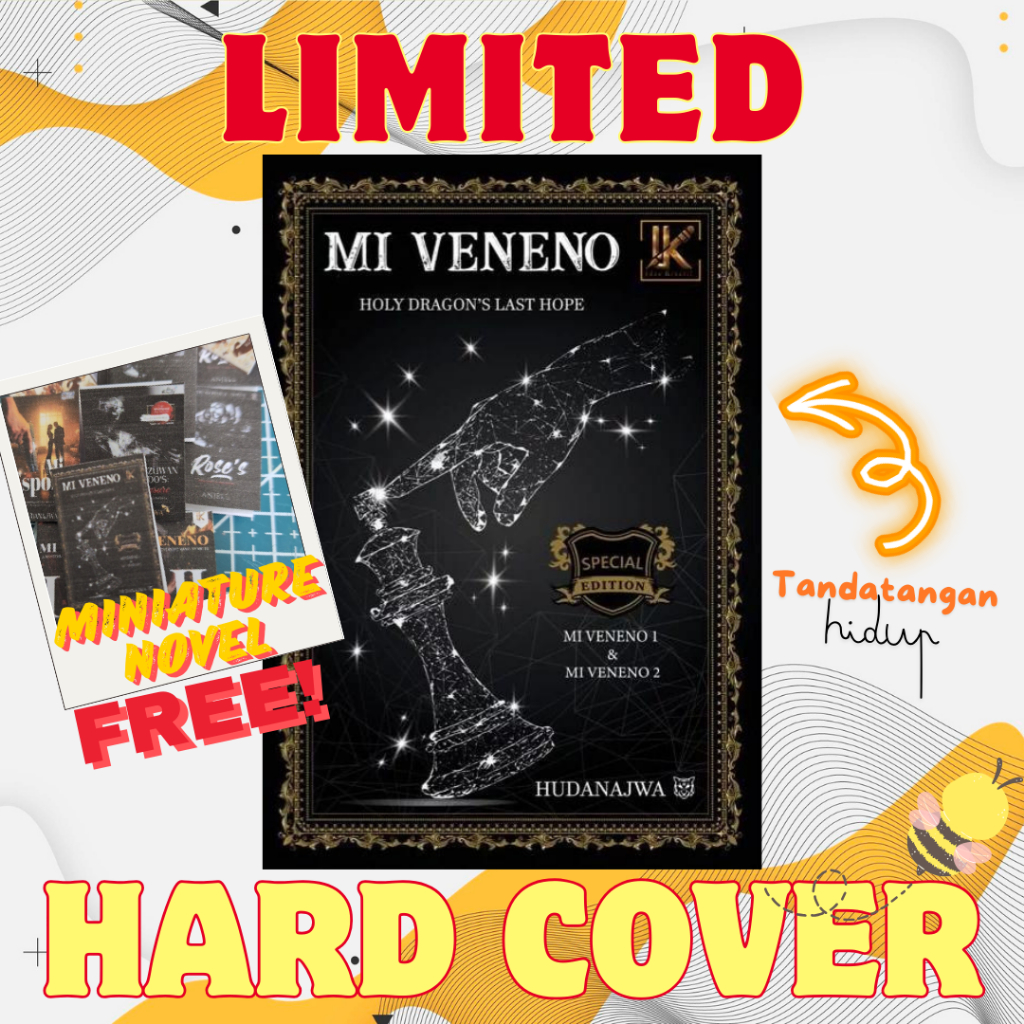 MI VENENO BY HUDA NAJWA LIMITED EDITION HARD COVER (FREE MINIATURE NOVEL OF MI VENENO) | Shopee ...
