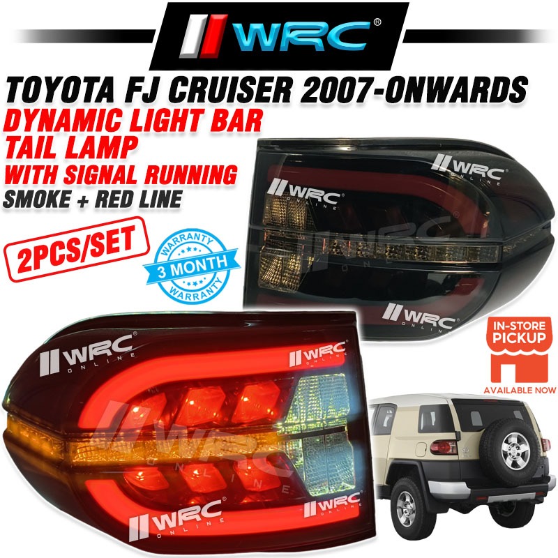 Toyota FJ Cruiser 2007 - Onwards Dynamic Light Bar Tail Lamp With ...