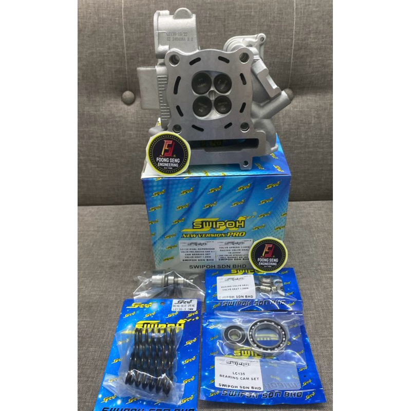 NEW 2024 SWIPOH LC135 LC 4S 5S / Y15 RACING HEAD SUPERHEAD (NO CNC ) 19 ...