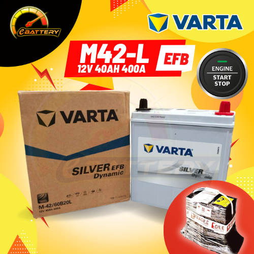 M42L M42R M42 60B20L VARTA | Varta Silver EFB Dynamic | Start & Stop Engine (Idle Stop) Car ...