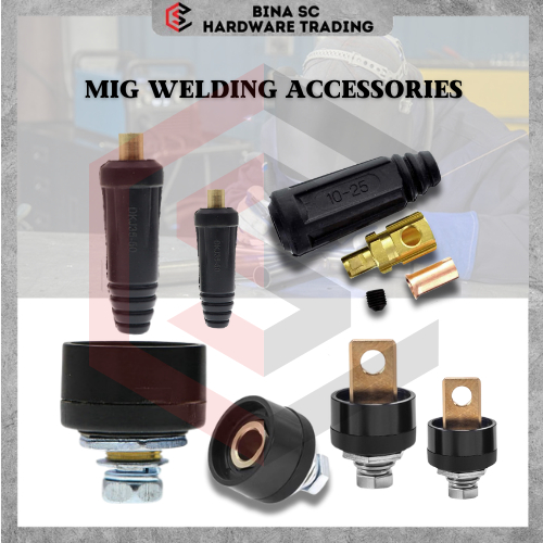 BINA SC MIG MMA TIG Machine Dinse Plug Dinse Socket 10-25/35-50 Euro ...