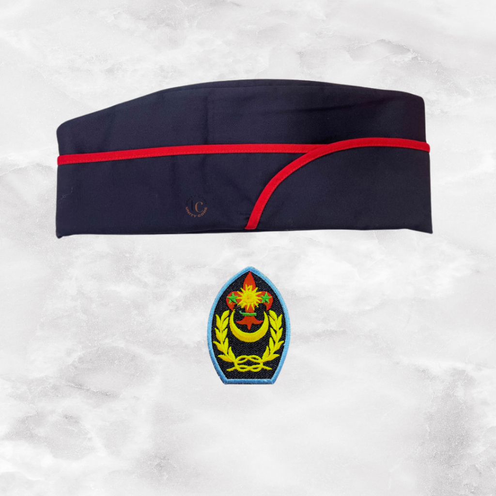 [UNITYCORE] TOPI PENGAKAP DAN LENCANA TOPI SULAM SCOUT FORAGE CAP READY ...