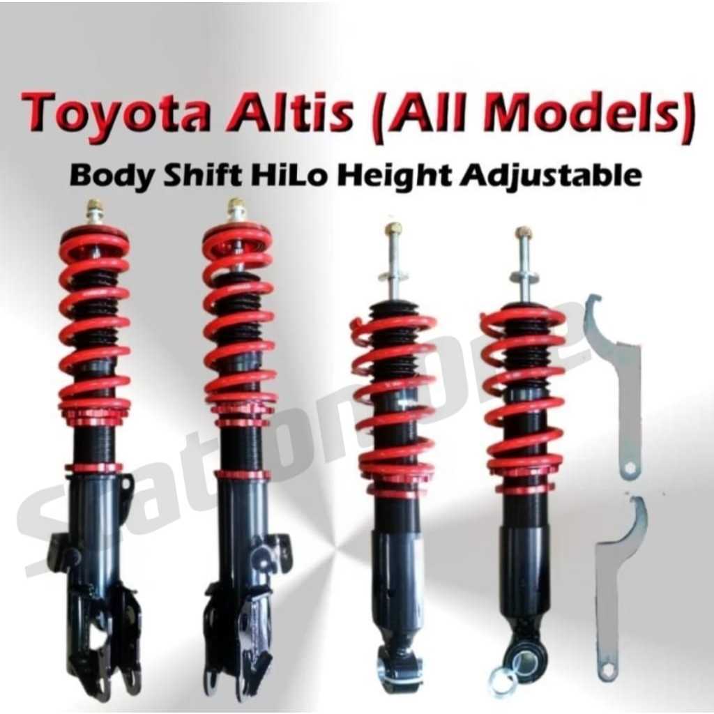 Toyota Corolla Altis Bodyshift Height Adjustable Shock Absorber Sport ...