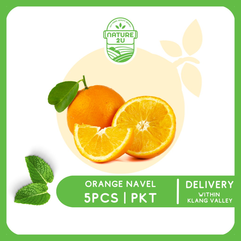 Nature2U Fresh Fruit - Navel Orange / Oren Navel / 肉橙 | Shopee Malaysia