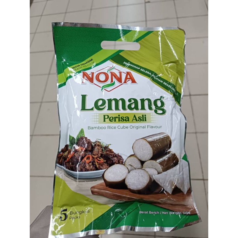 NONA Lemang Perisa Asli/Bamboo Rice Cube Original Flavour 310g | Shopee ...