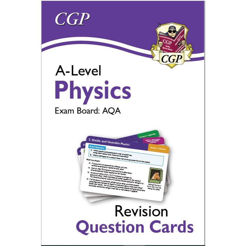 CGP A-Level Physics for AQA Revision Question Cards | Shopee Malaysia