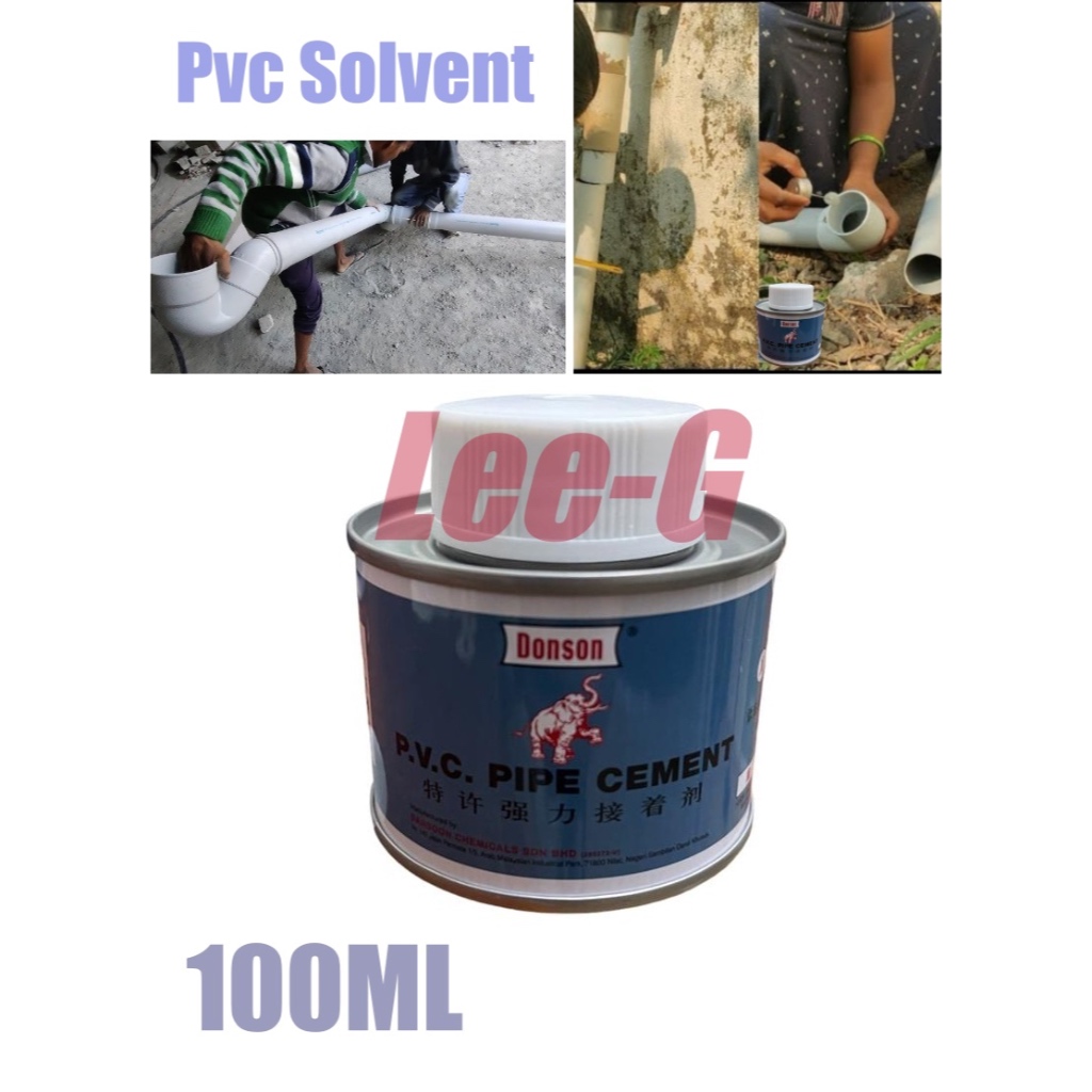 Dansoon Lee-G PVC Pipe Solvent Cement Glue / GUM Pipe /100g/500gGam PVC ...