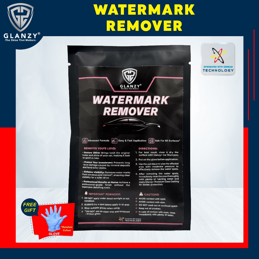 GLANZY+ Watermark Remover l Hilang Watermark l Pencuci Watermark ...