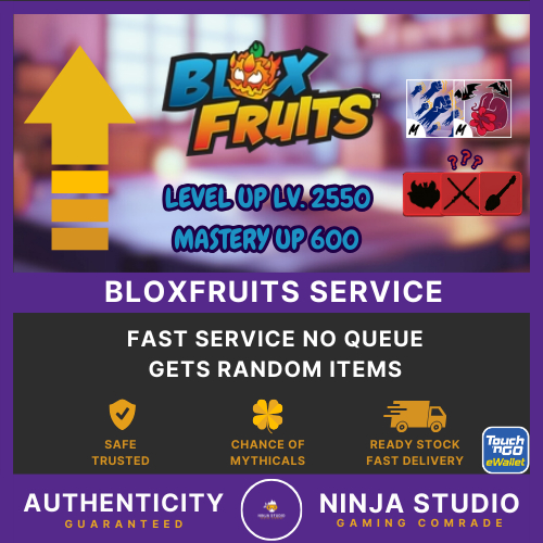Blox Fruits | Level Up Service | Mastery Up Service | Item Service | Race V4 Trial | XBOX Game ...