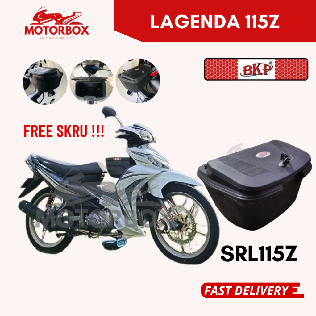 𝟭𝟬𝟬% 𝗢𝗥𝗜𝗚𝗜𝗡𝗔𝗟 BKP BASKET CENTER BOX YAMAHA SRL115 LAGENDA 115Z -PLASTIC ...