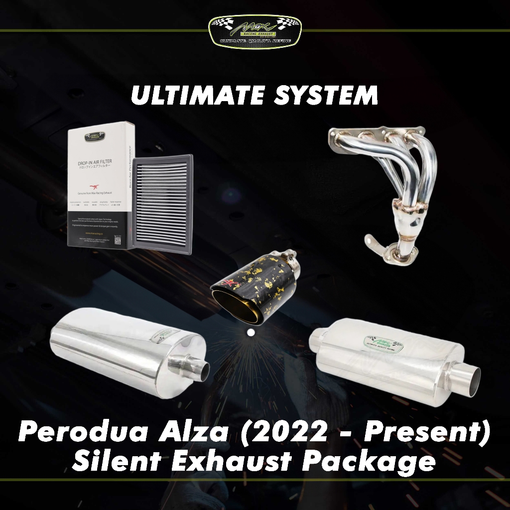 Perodua Alza (2022 – Present) Silent Exhaust Package | Shopee Malaysia