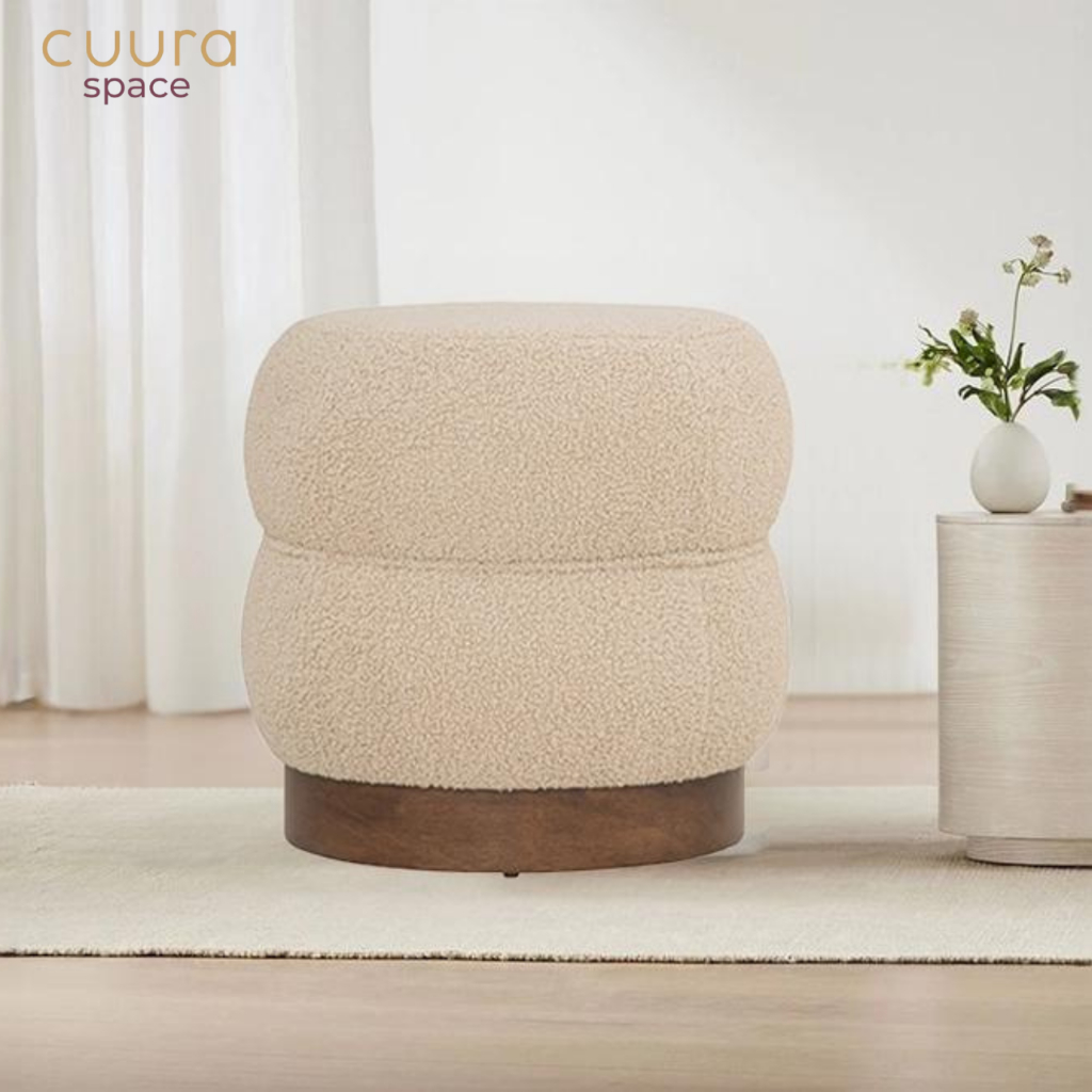 Ready Stock | Peaches Stool: Plush Comfort in Compact Form | Shopee ...