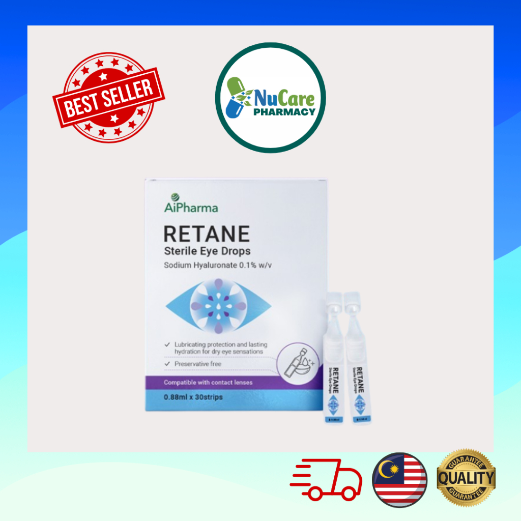 RETANE EYE DROPS 0.88ML TUBE 30S BOX | Shopee Malaysia