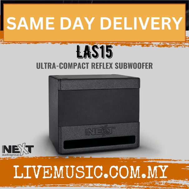 Next Audio LAS15 Ultra-compact Reflex Subwoofer ( LAS-15 / LAS 15 ...