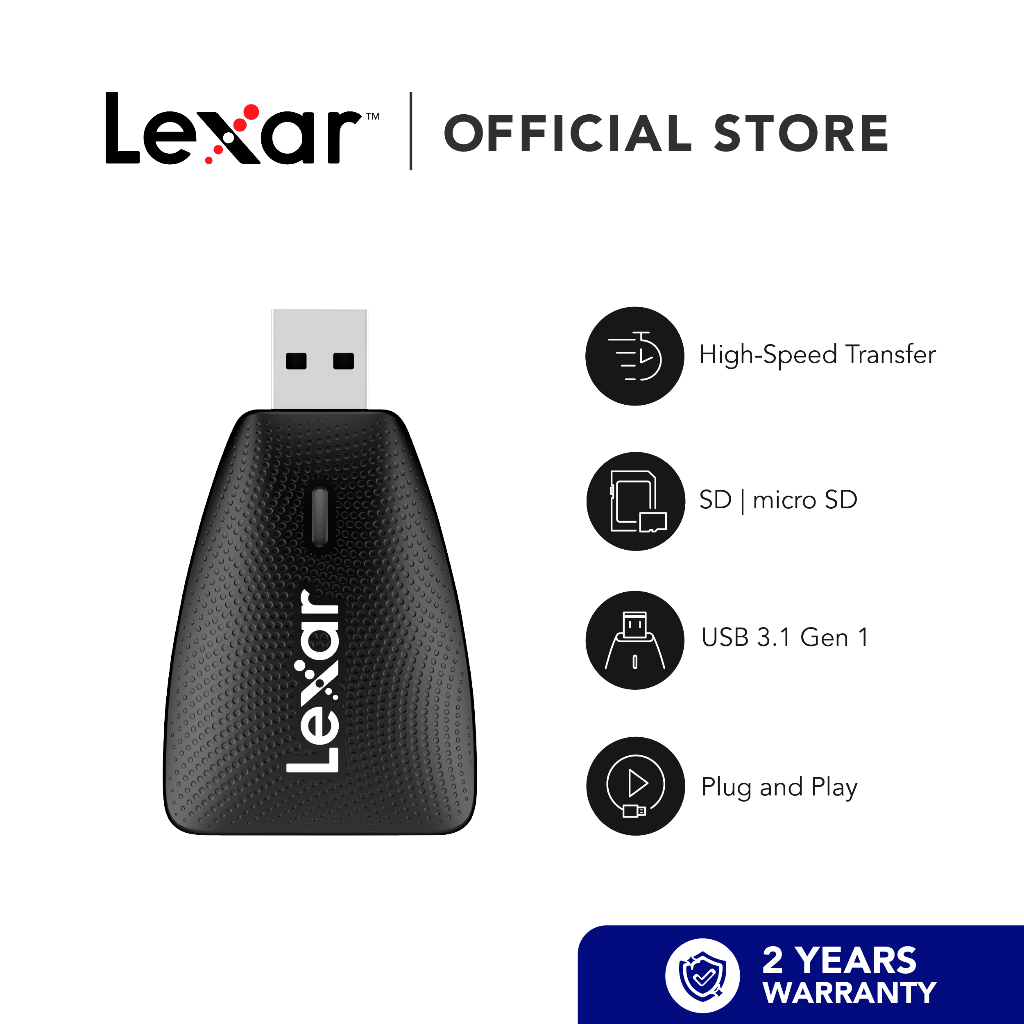 Lexar Multi-Card 2-in-1 USB 3.1 Reader | Shopee Malaysia