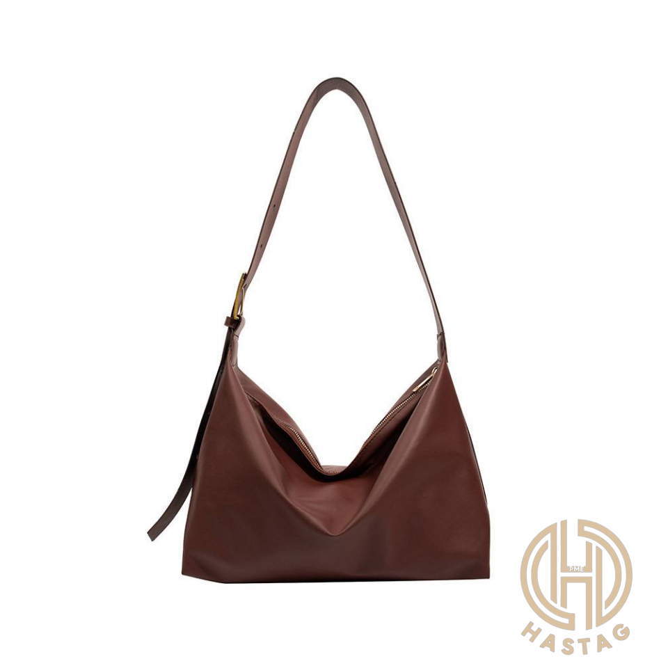 Beg Messenger Kulit Lembut Women Handbag Tote Bag Korean Soft Collapse ...