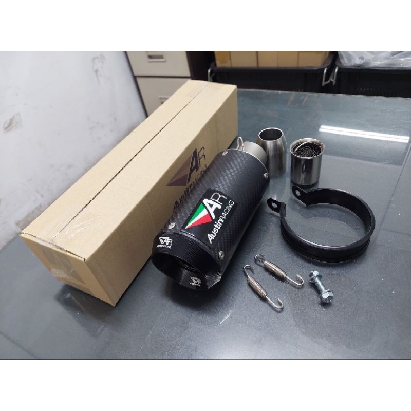🇲🇾Austin racing carbon fiber exhaust ekzos muffle | Shopee Malaysia