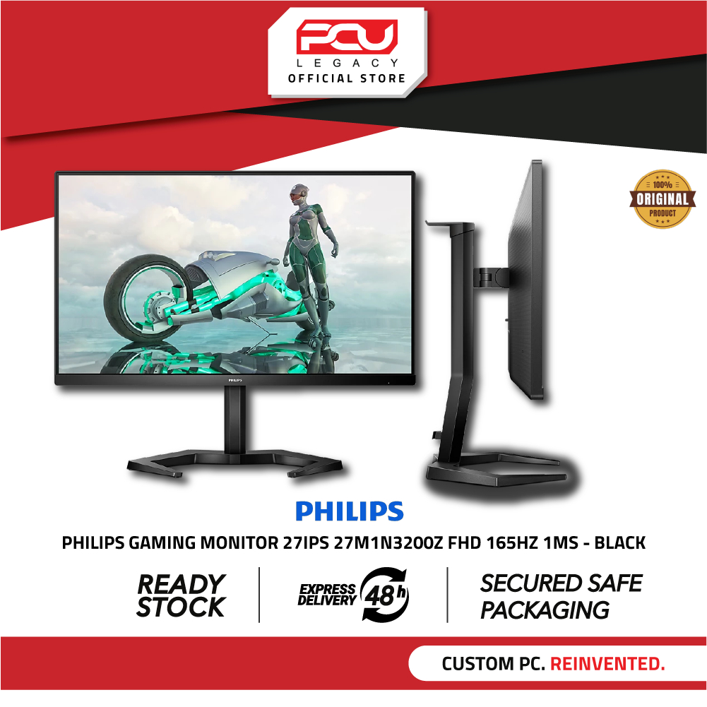 PHILIPS GAMING MONITOR 27"IPS 27M1N3200Z FHD 165HZ 1MS - BLACK | Shopee ...