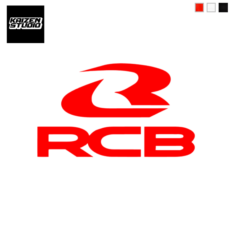 KAIZEN STUDIO RCB Racing Boy Bike Motorcycle Superbike Cutting Vinyl ...