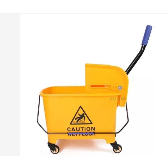 36L Mop Cart / Wringer Mop Pail With Wheel / Mop Bucket With Wheel ...