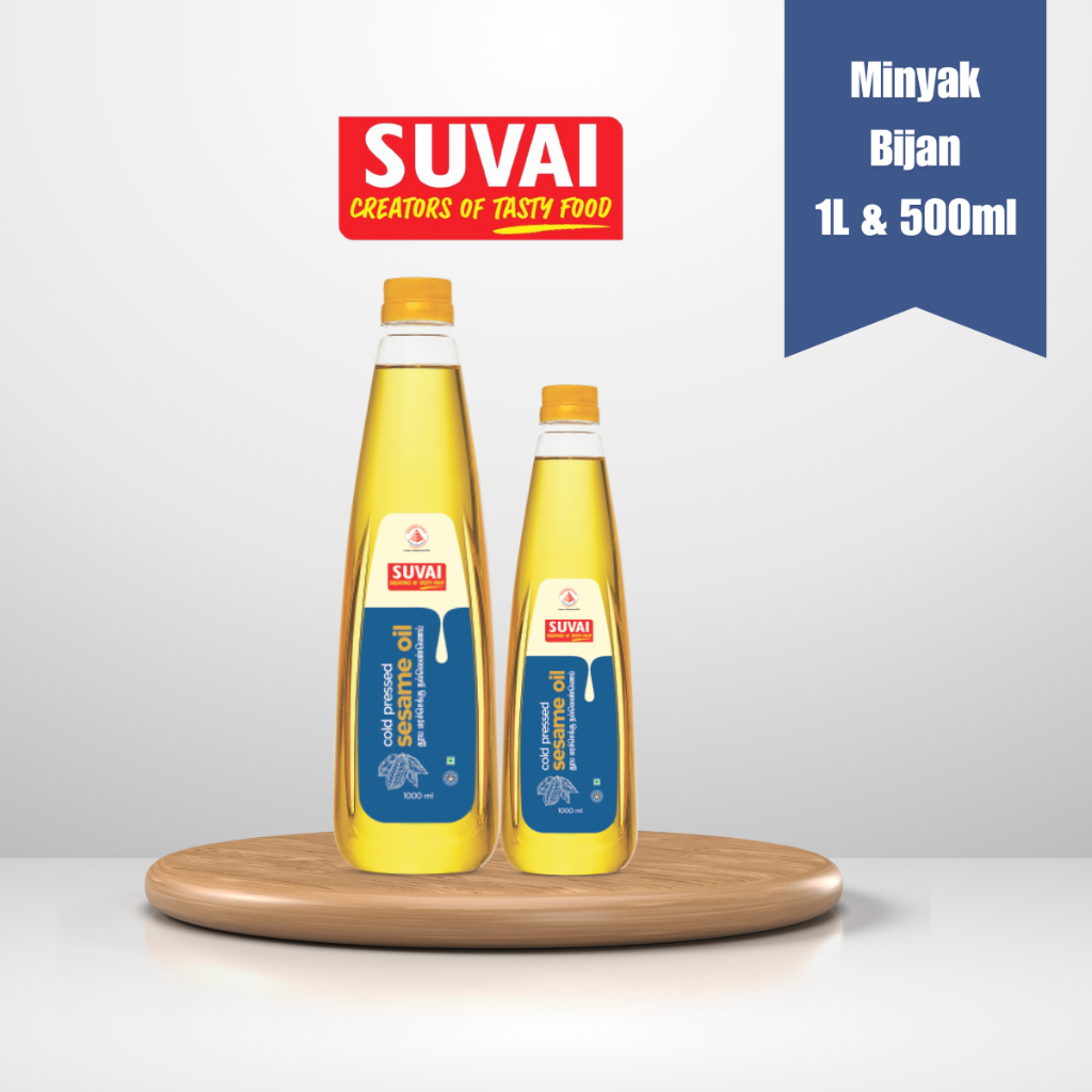 Suvai Cold Pressed Sesame Oil ( 1L / 500ml ) | Shopee Malaysia