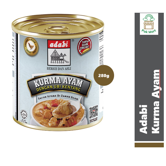 (Halal) Adabi Kurma Ayam (280g) | Shopee Malaysia