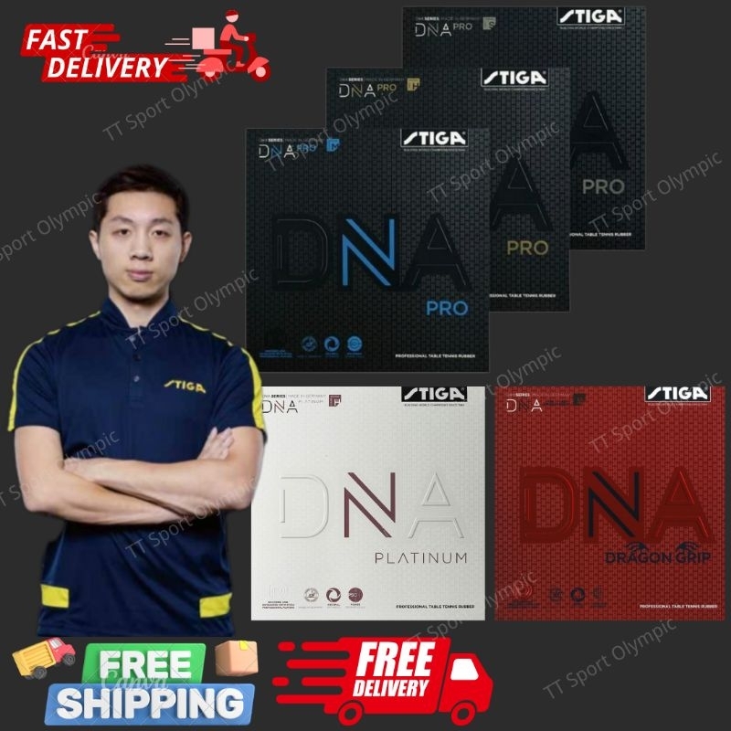 Stiga DNA PRO S M H Dragon Grip Platinum Table Tennis Rubber Speed Spin ...