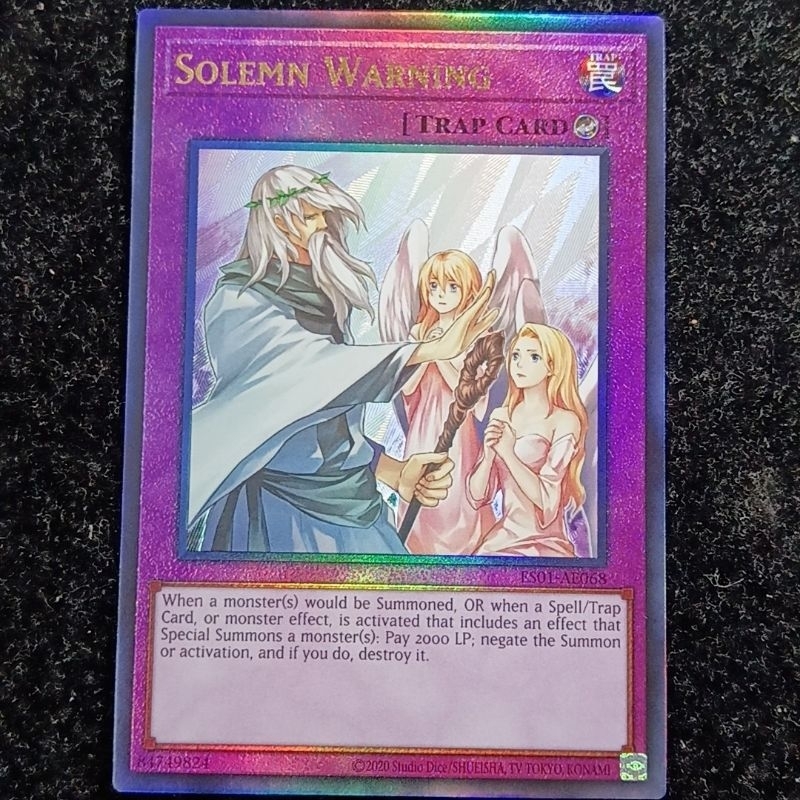 ES01-AE068 Solemn Warning (UL) | Shopee Malaysia