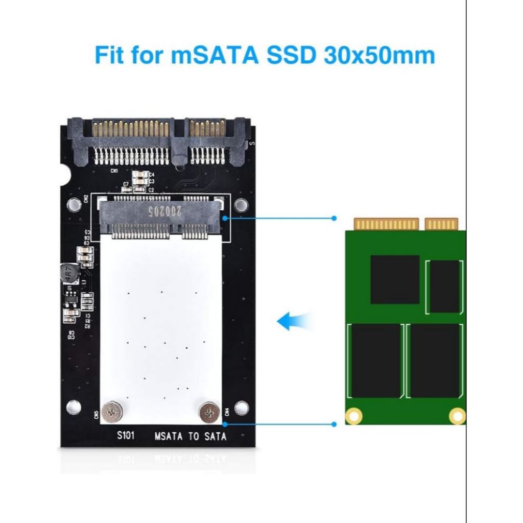 mSATA SSD to 2.5" SATA Converter Adapter Card | Shopee Malaysia