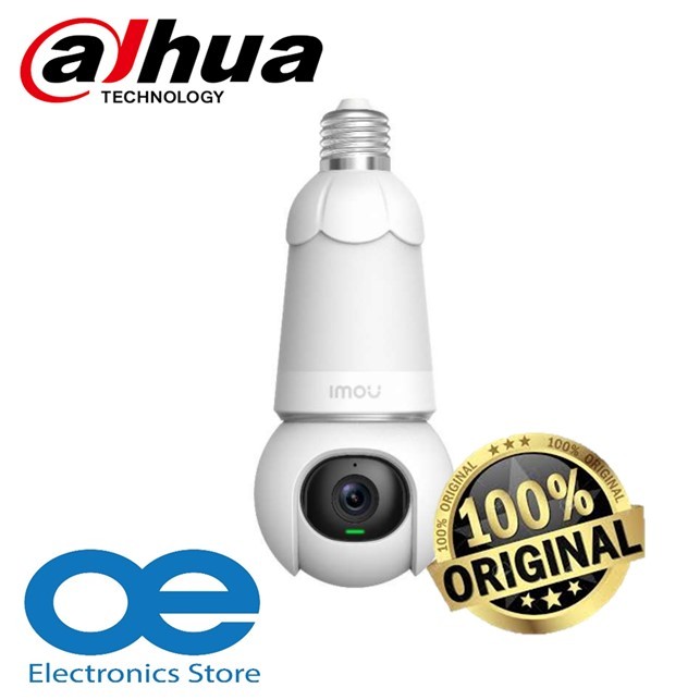 IMOU IPC-S6DP-3M0WEB Network Bulb Cam 3MP Active Deterrence, AI Human ...