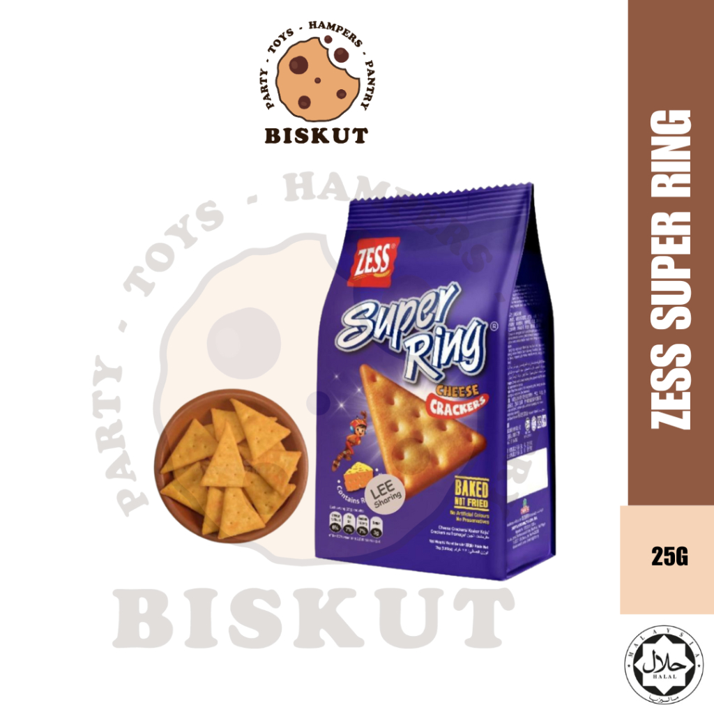 Zess Super Ring Cheese Crackers 25G | Shopee Malaysia