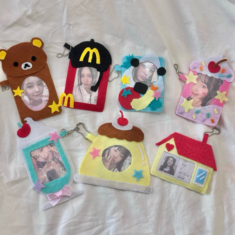 felt photocard holders ☆ handmade card holder ☆ | Shopee Malaysia