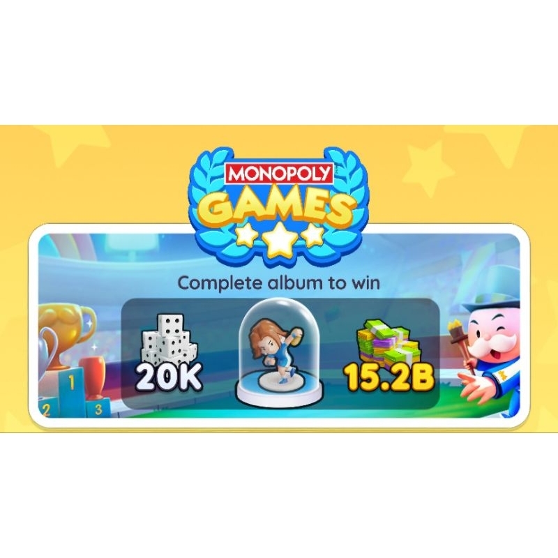 Monopoly Go Games Album Sticker | Shopee Malaysia
