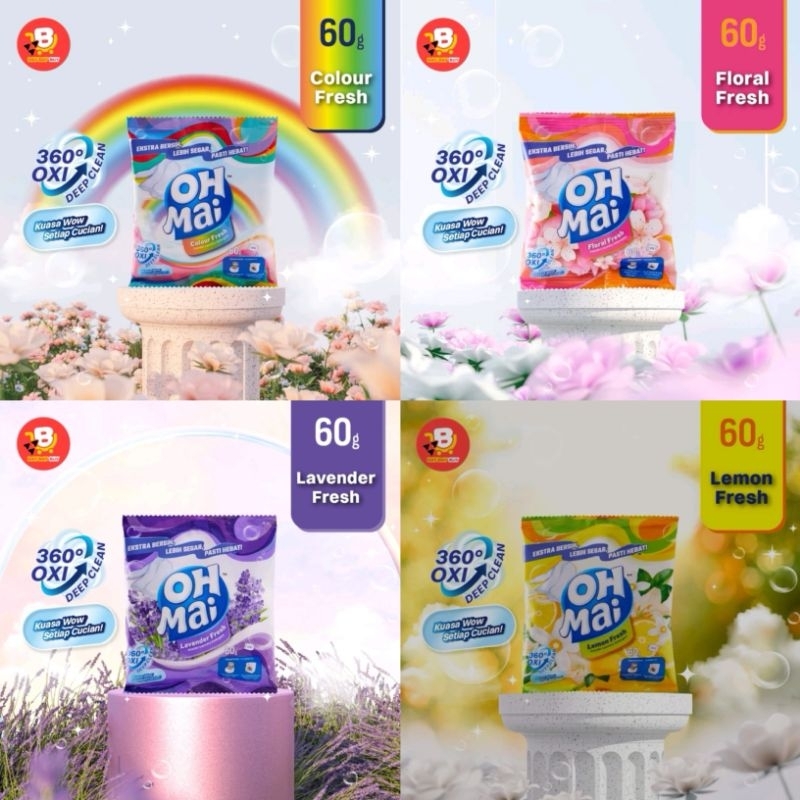 OH Mai Laundry Detergent Powder (60g) | Shopee Malaysia